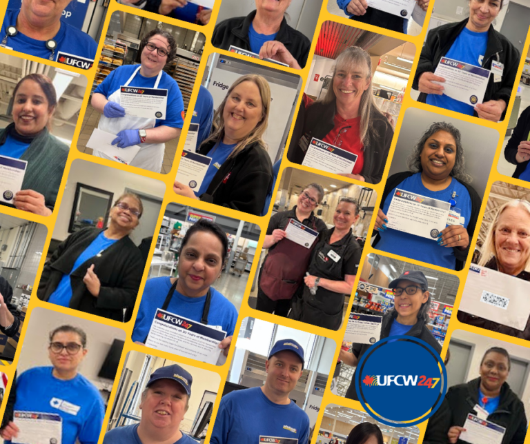 Recognizing UFCW Member Milestones - UFCW 247