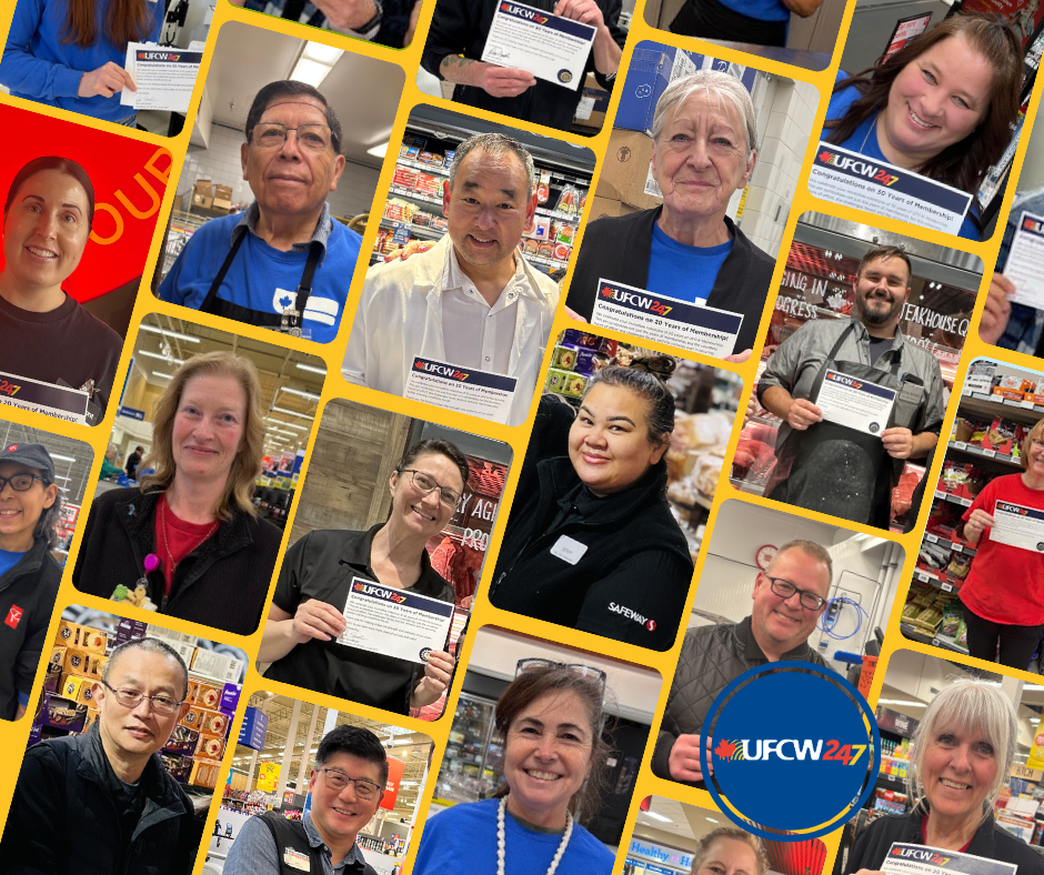 Recognizing UFCW Member Milestones - UFCW 247