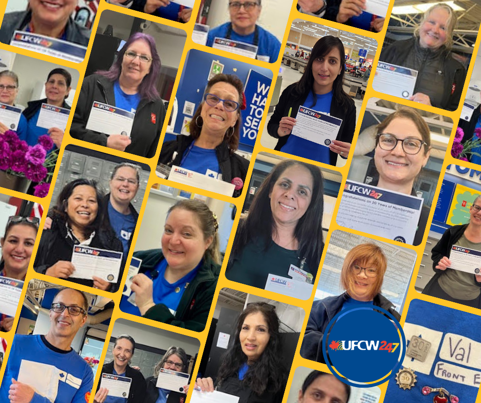Recognizing UFCW Member Milestones - UFCW 247